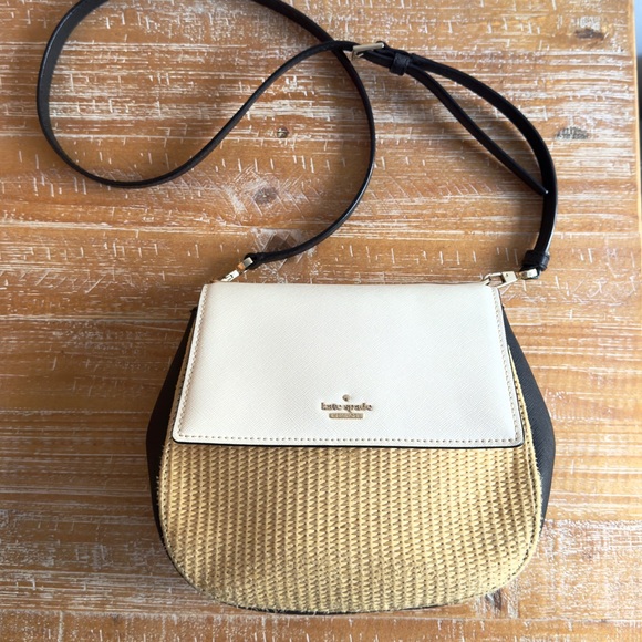kate spade | Bags | Kate Spade Cameron Street Straw Byrdie Leather ...